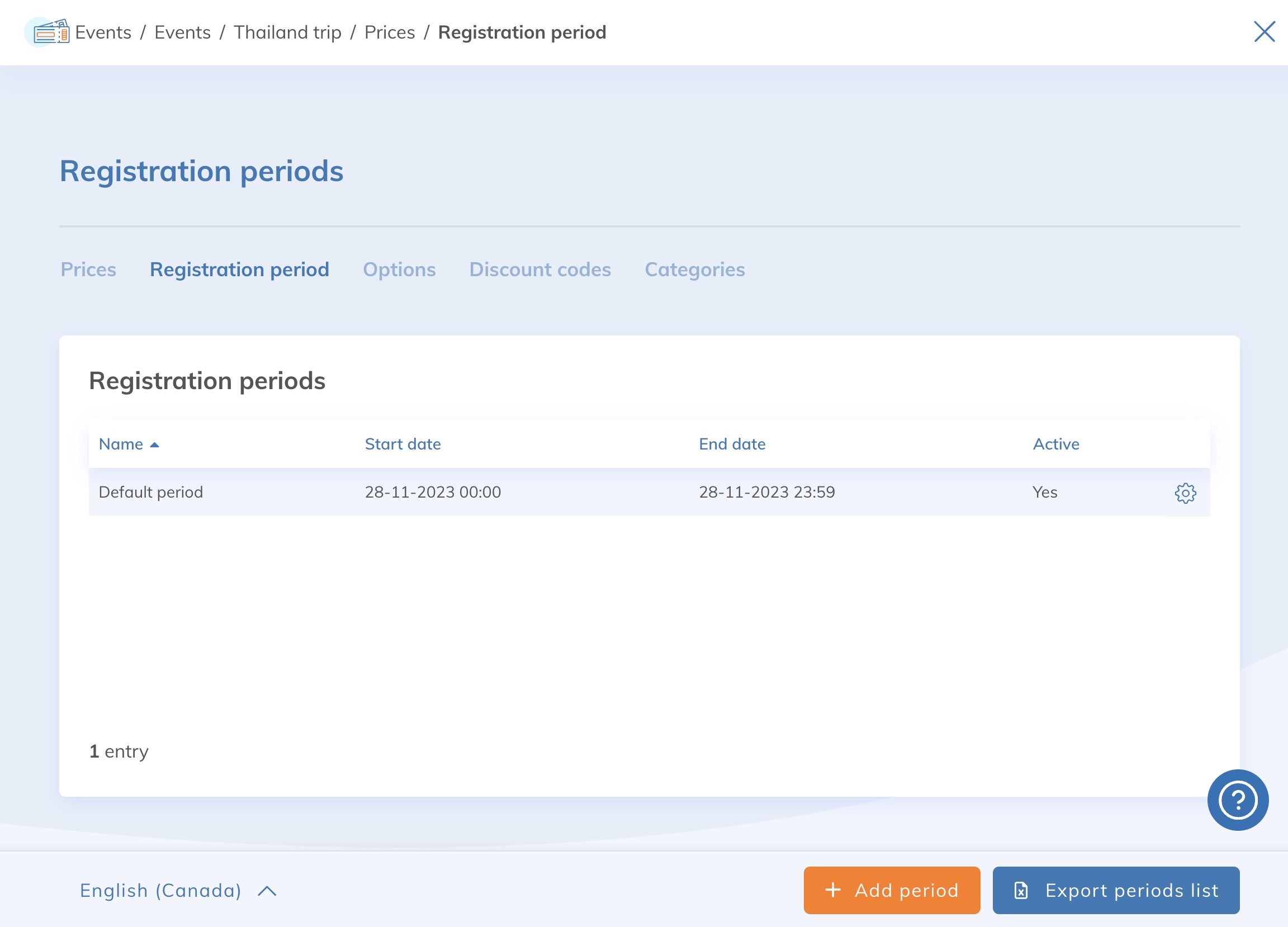 Create and manage registration periods for an event – Help Centre
